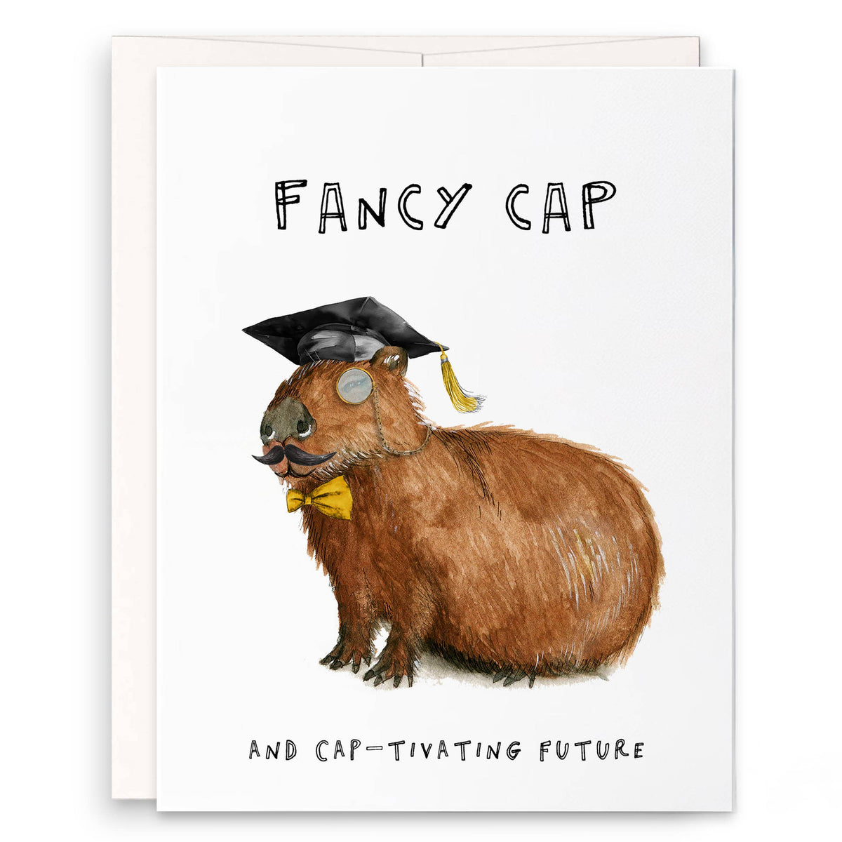 Fancy Capybara Graduation Greeting Card– Alair Gift Shop