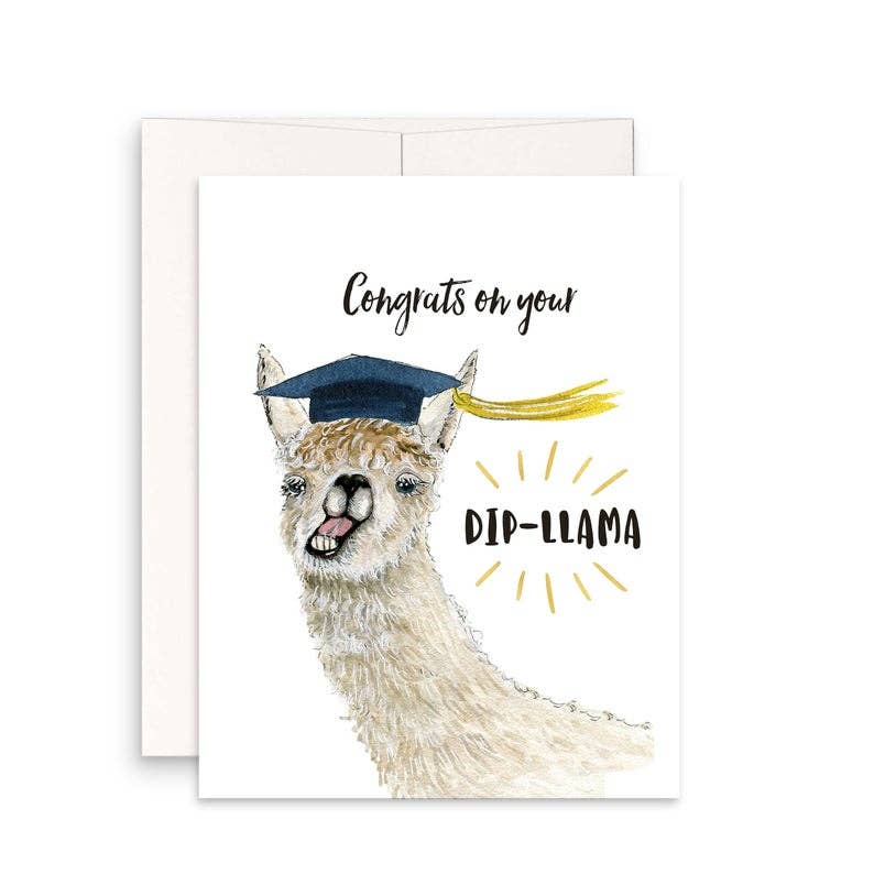 Diploma llama Graduation Greeting Card– Alair Gift Shop