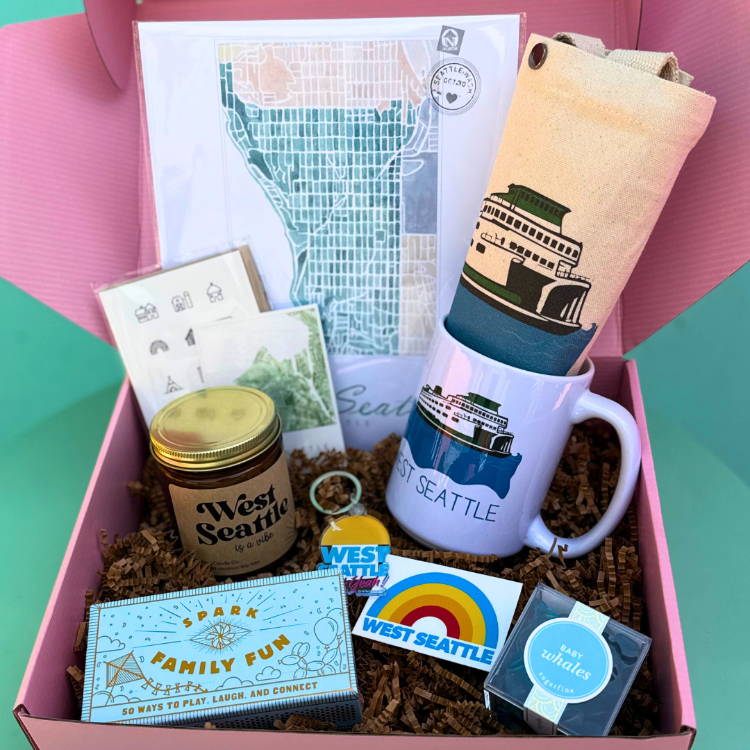 Custom Welcome to West Seattle Themed Gift Box– Alair Gift Shop
