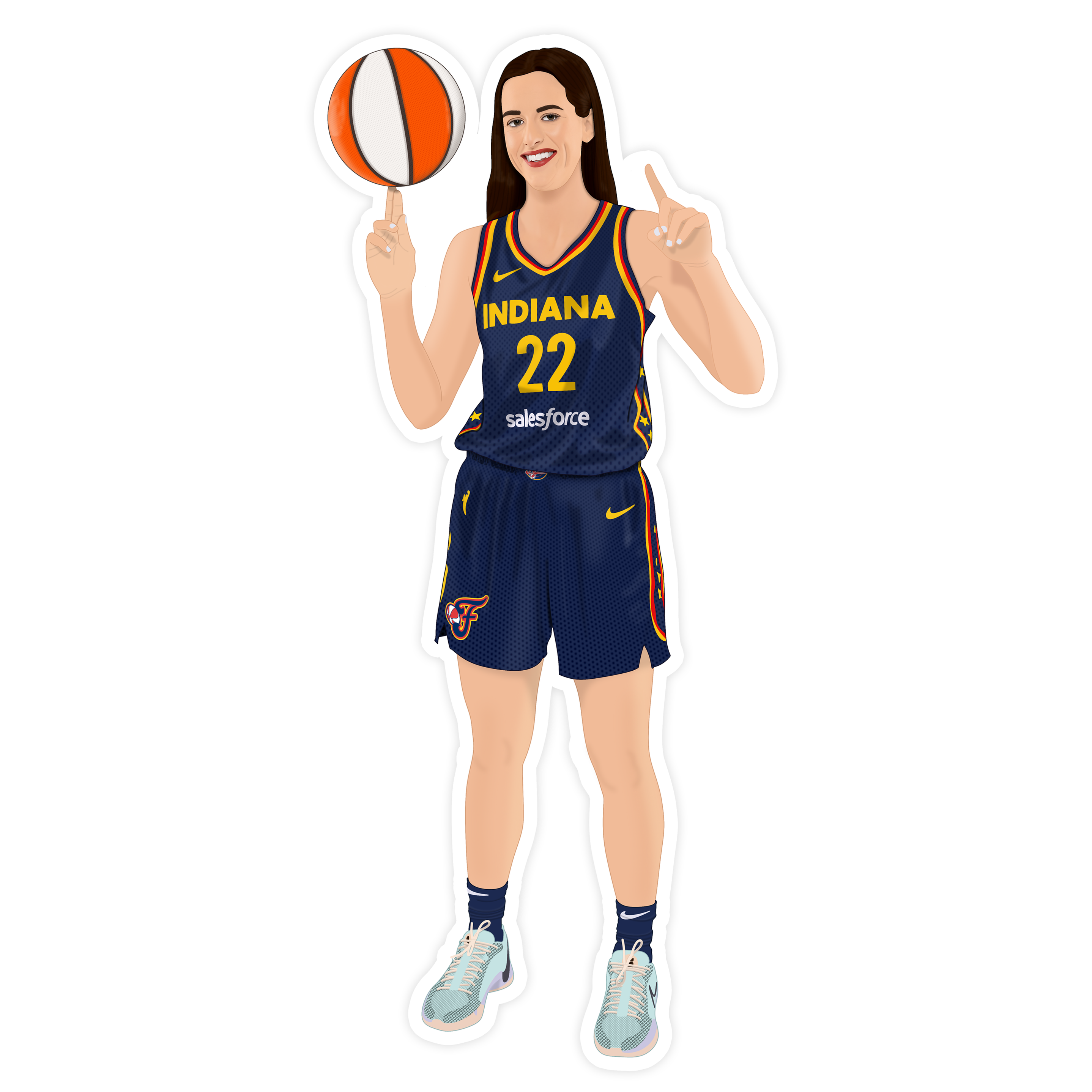 Caitlin Clark Indiana Fever WNBA Sticker– Alair Gift Shop