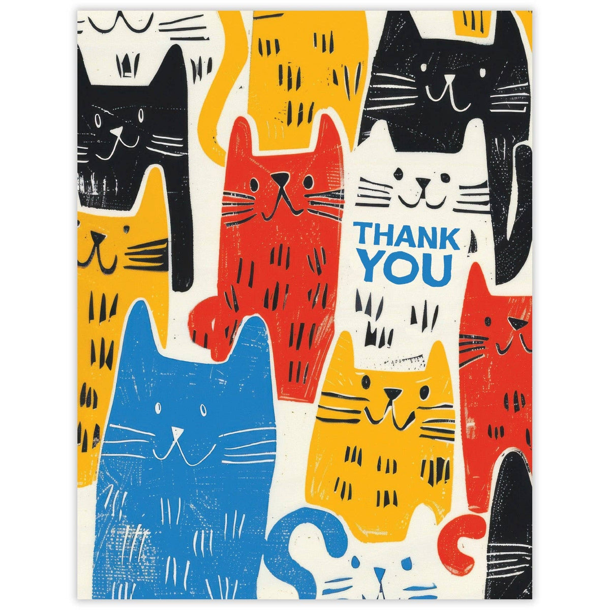 Cats Thank You Card– Alair Gift Shop